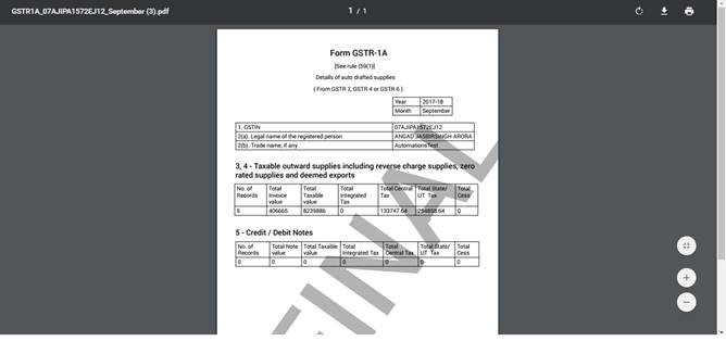 Filing GSTR-1A in GST Portal (Step by Step)